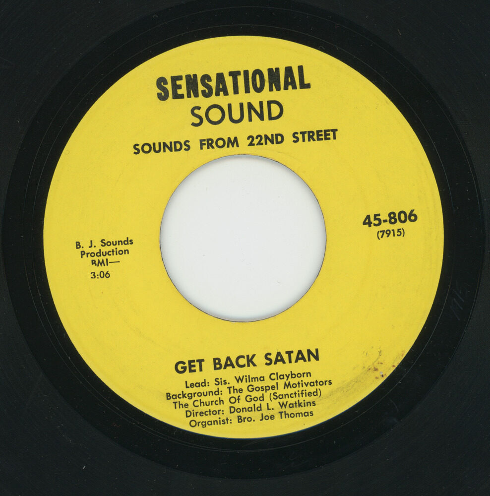 Trust Him / Get Back Satan - Gospel Music Archive